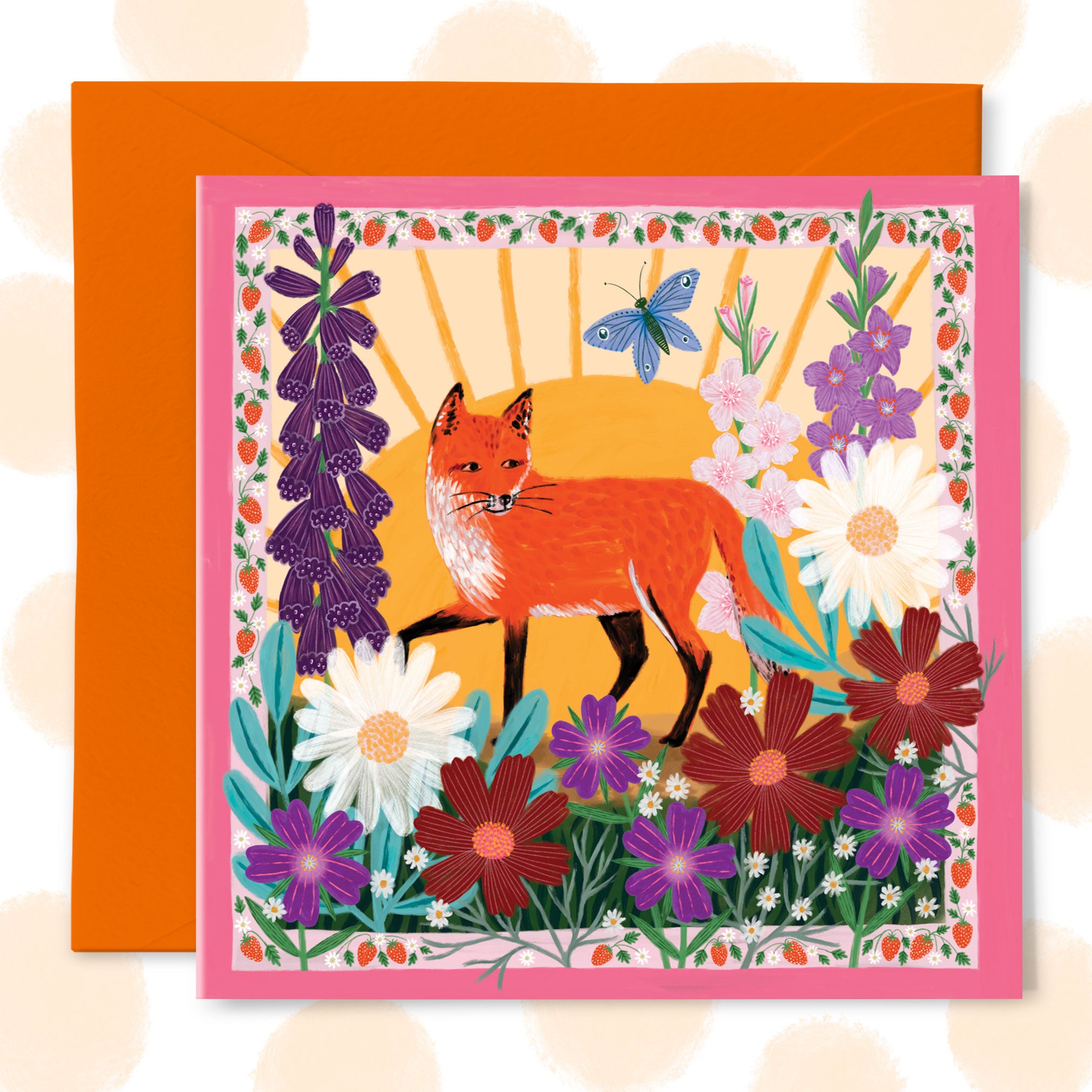 **NEW!** Summer Fox Greetings Card
