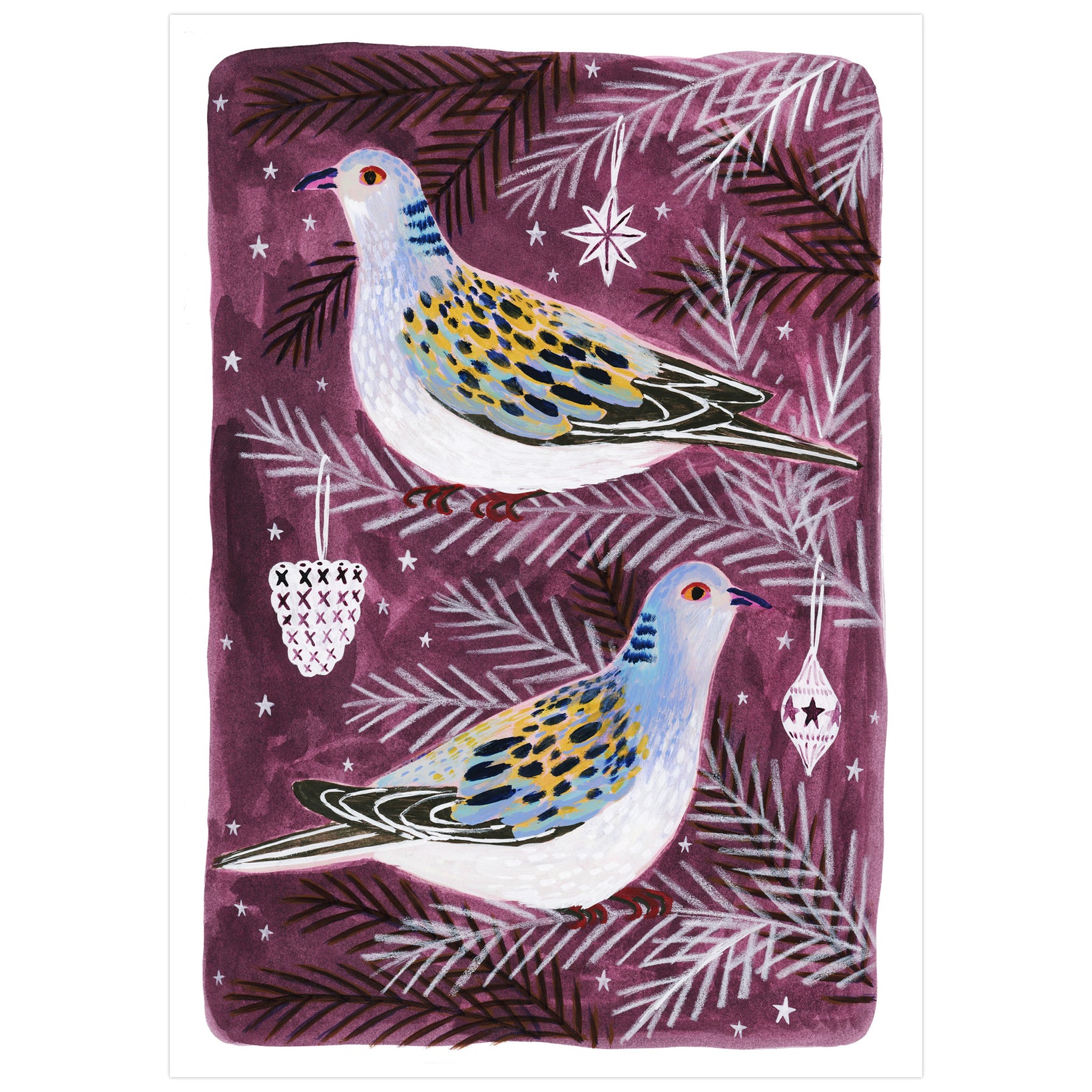 Turtle Doves Art Print