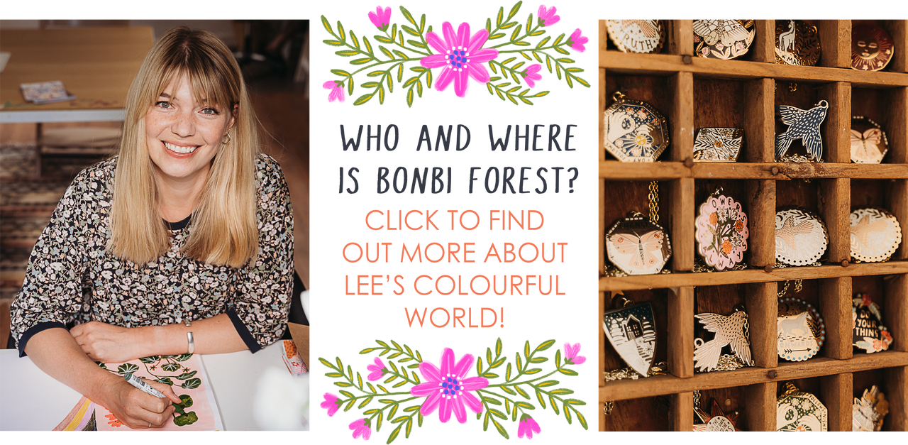 Illustrated gifts, paper goods and stationery · Bonbi Forest