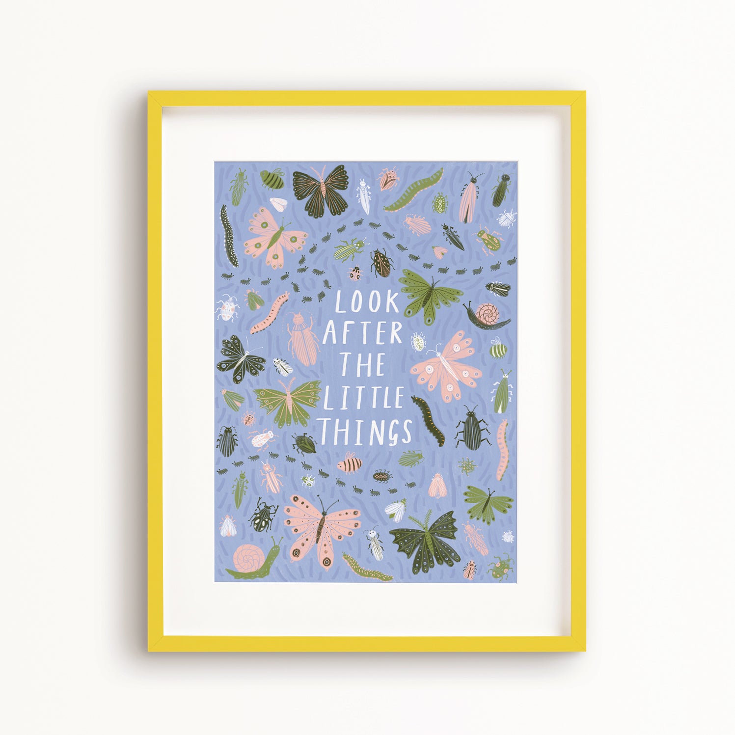 Look After the Little Things Insects Art Print