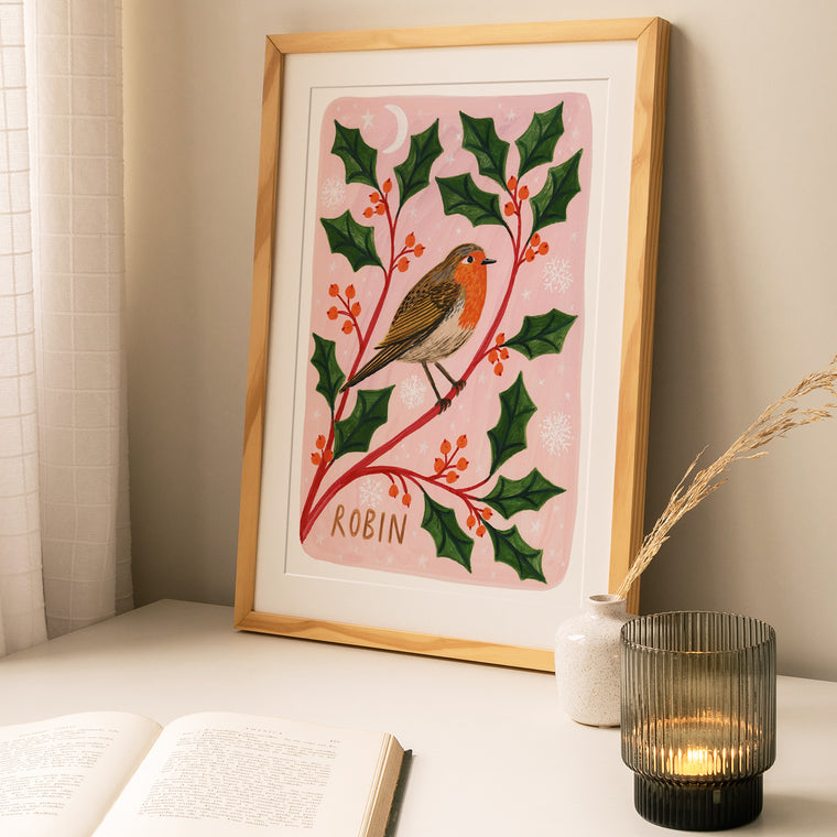 Robin Bird Art Print