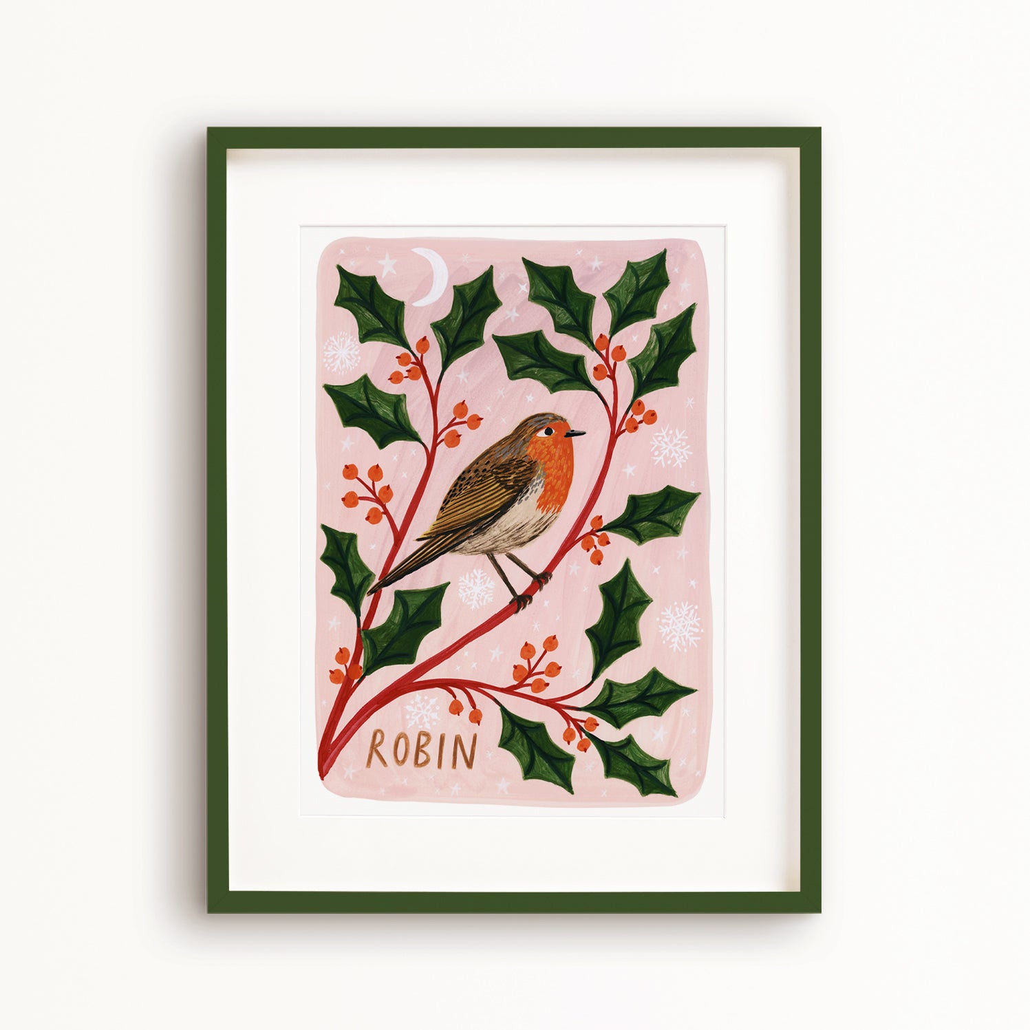 Robin Bird Art Print