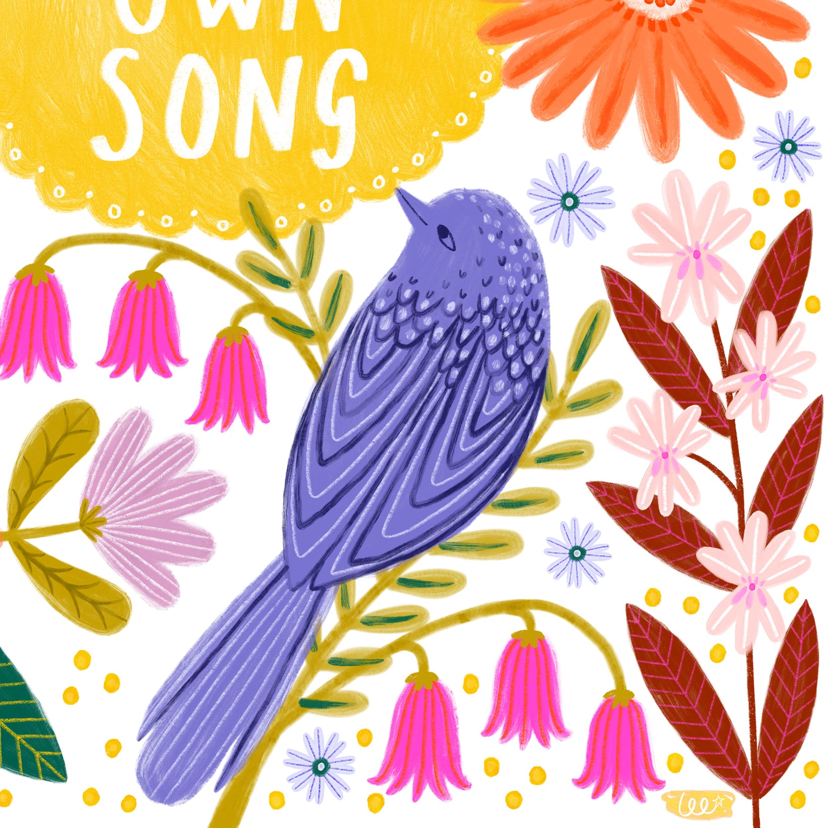 Sing Your Own Song Art Print