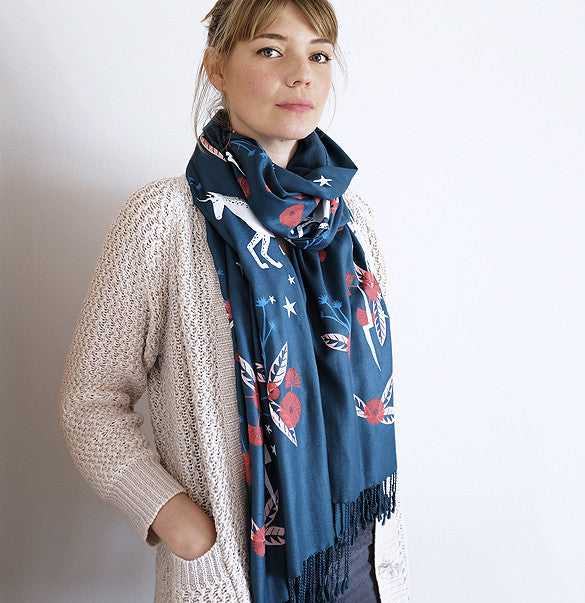 Limited Edition Totally Magic Scarf - Peacock 2017